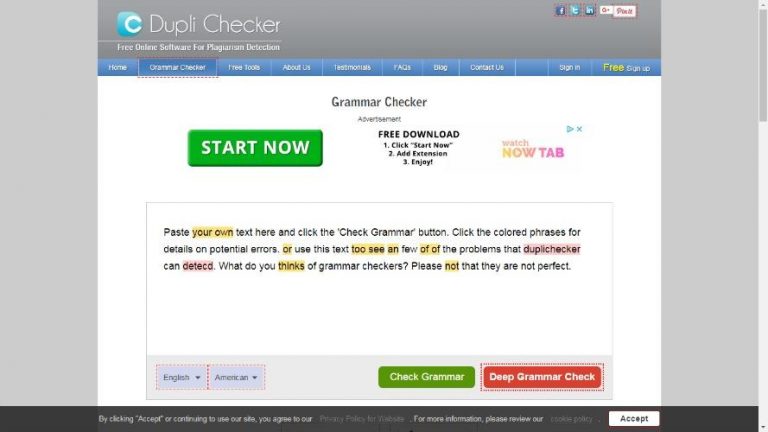Grammar Check and Correction Online