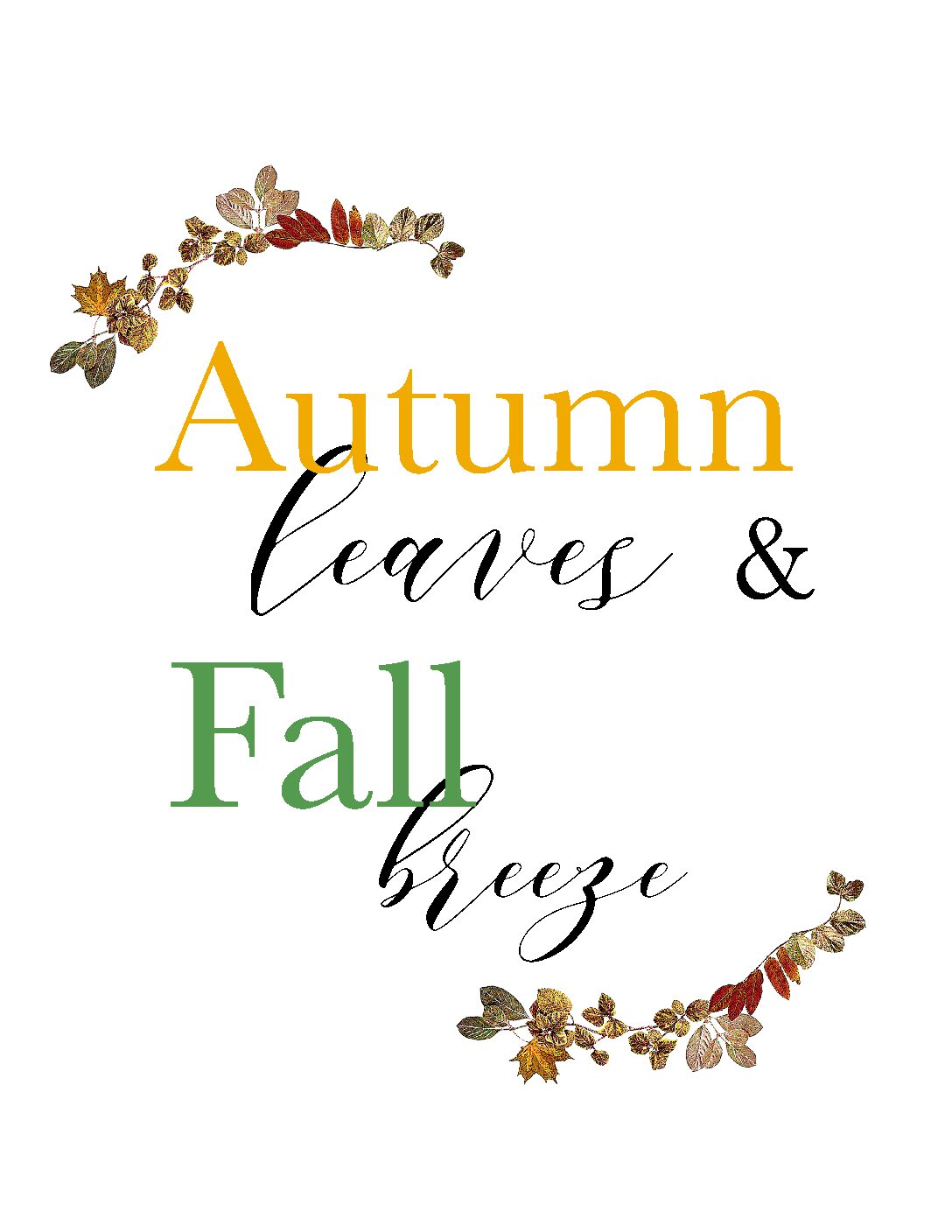 Fall Decorating Tips + Free Printable