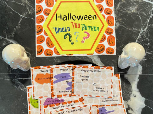 Halloween Printable Game - Would You Rather