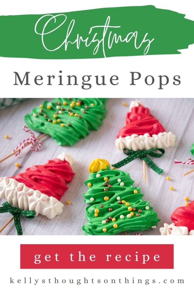 Christmas Meringue Pops Recipe