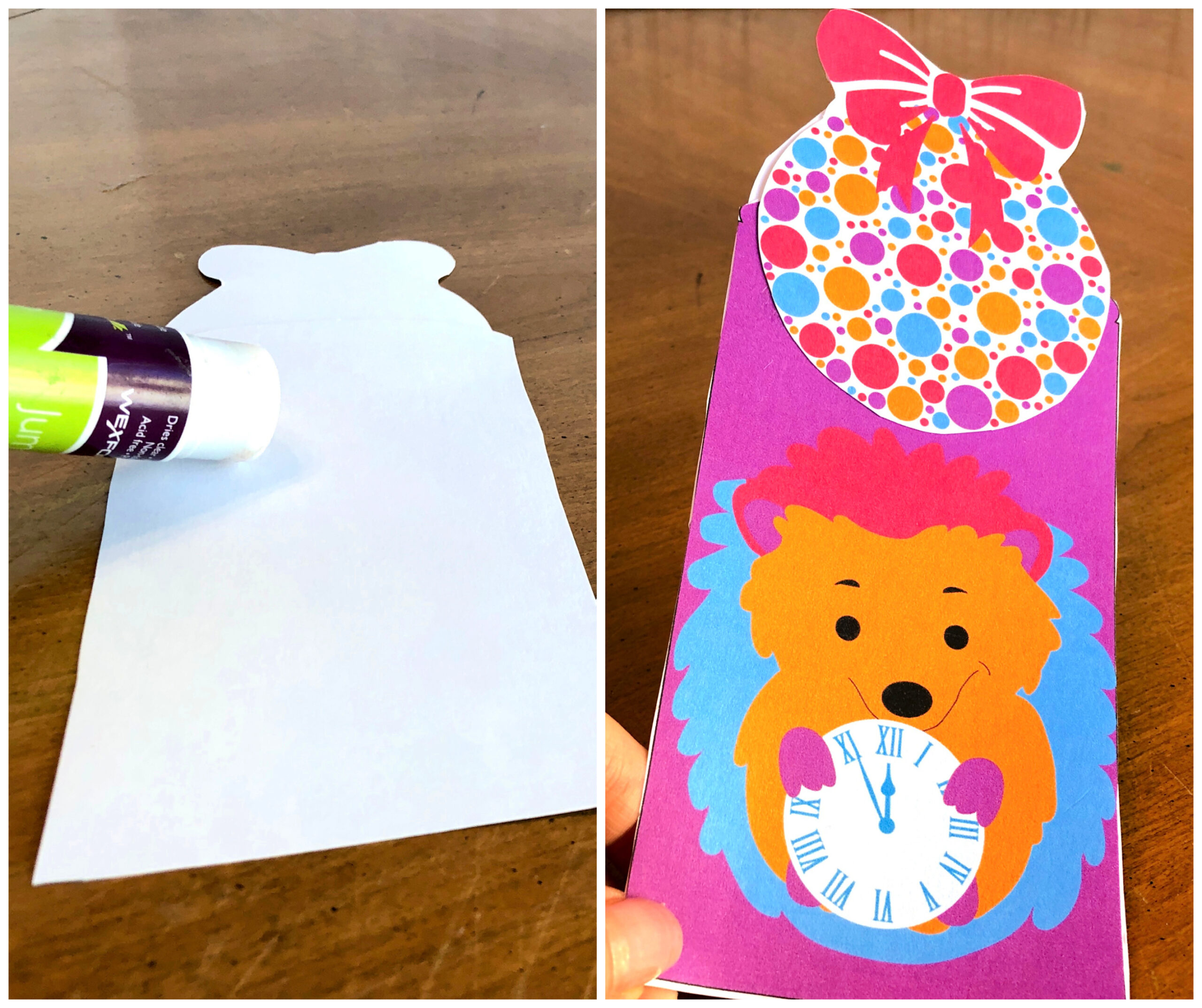 New Year’s Hedgehog Craft Printable