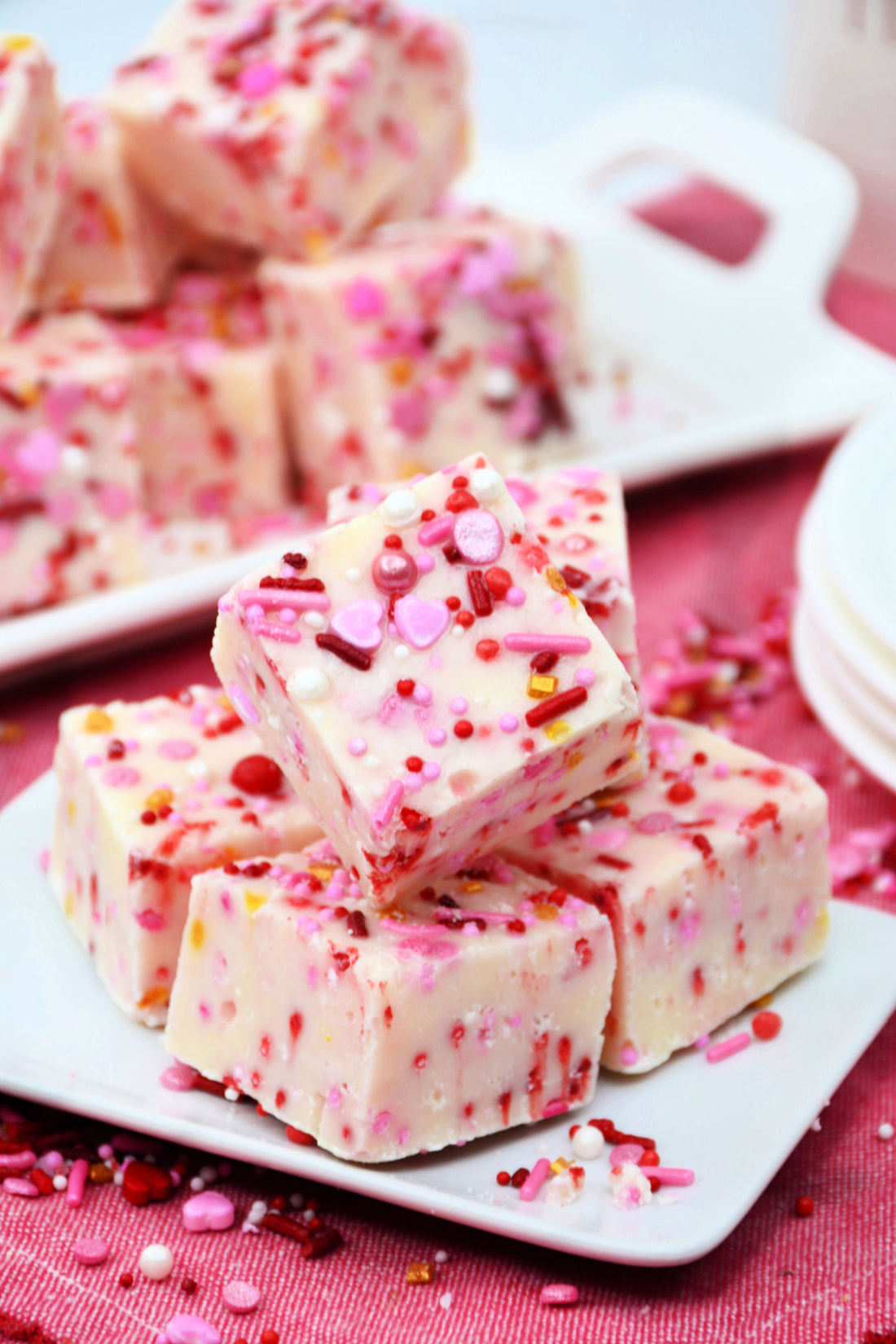 Valentine’s Day Confetti Fudge Recipe