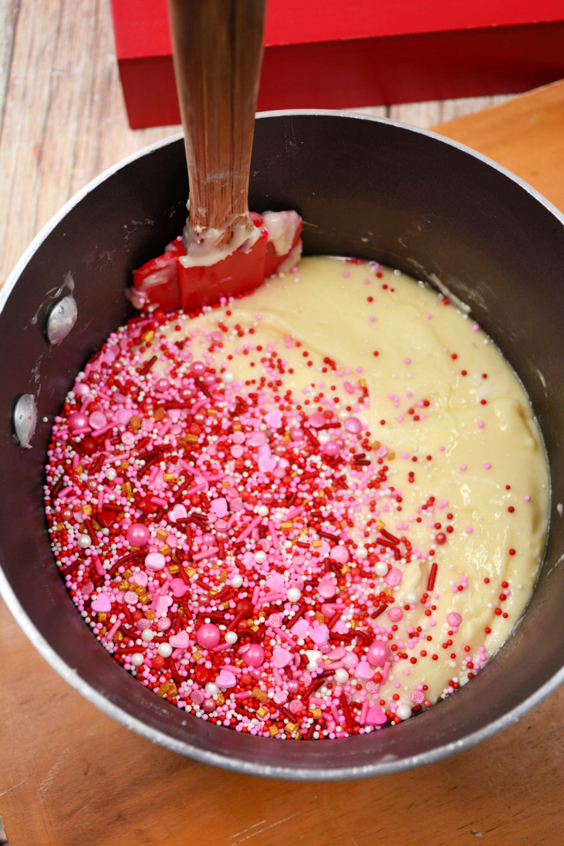 Valentine’s Day Confetti Fudge Recipe