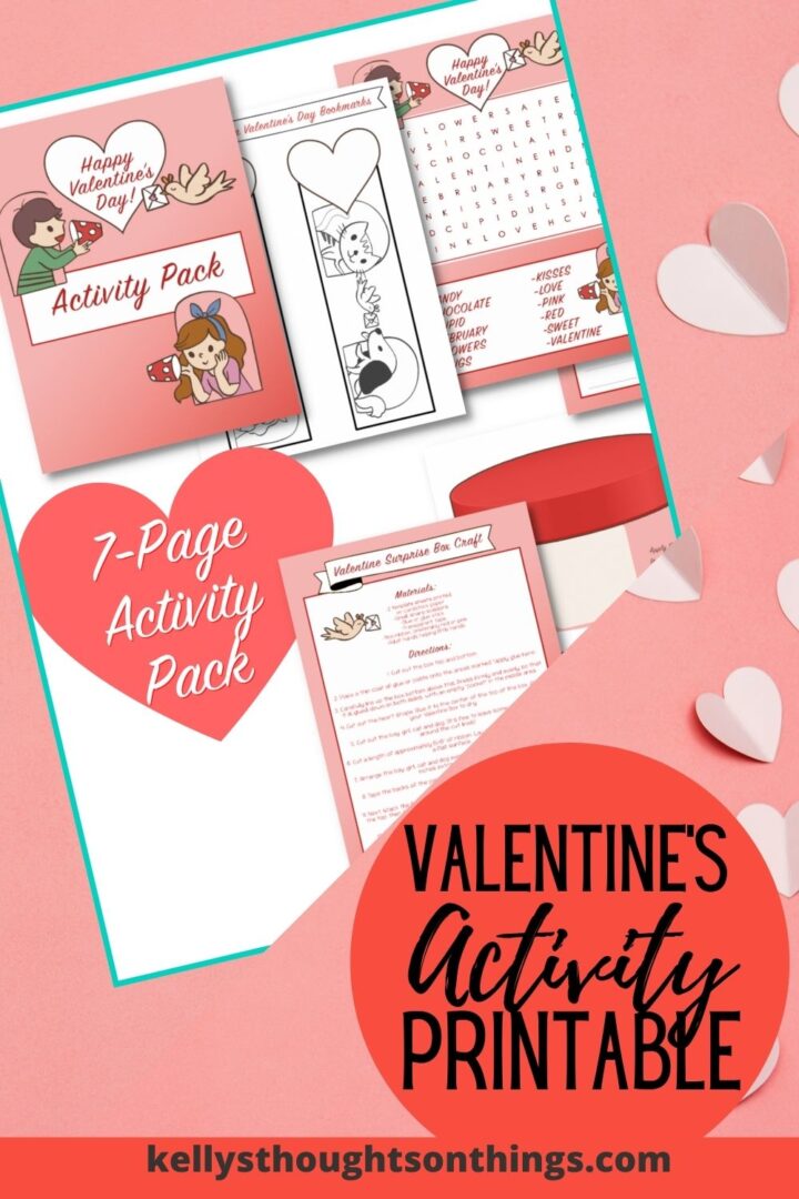 Valentine’s Activity Pack with a Surprise Box Craft