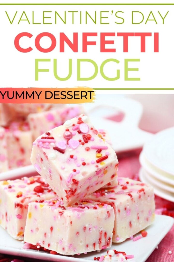 Valentine’s Day Confetti Fudge Recipe