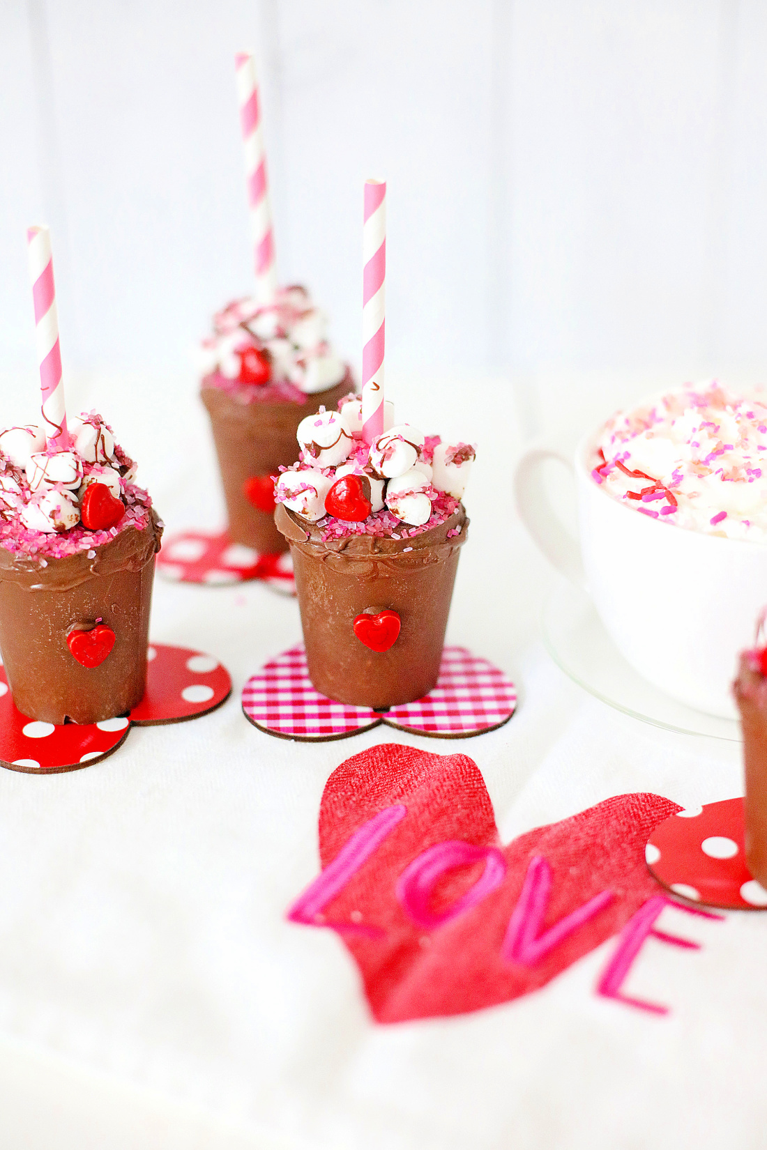 Luscious Valentine’s Day Hot Cocoa Bomb Cups