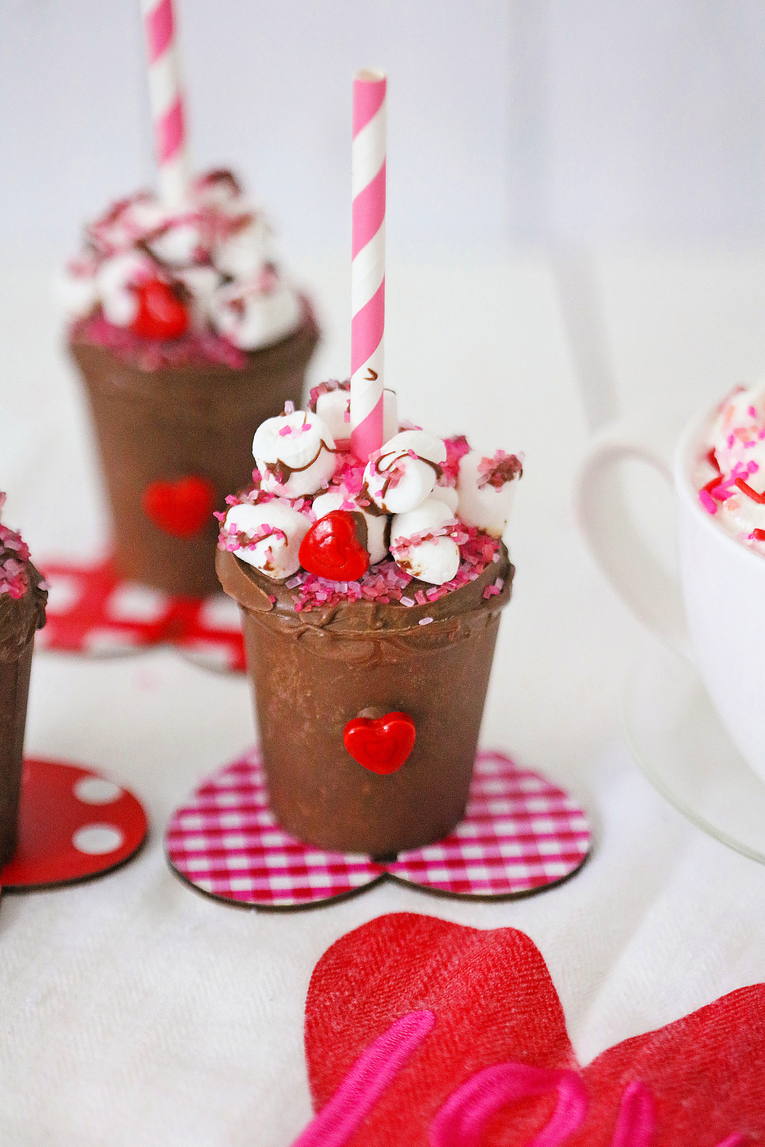 Luscious Valentine’s Day Hot Cocoa Bomb Cups