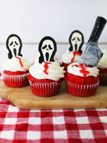 Scary Delicious Scream-Inspired Cupcakes