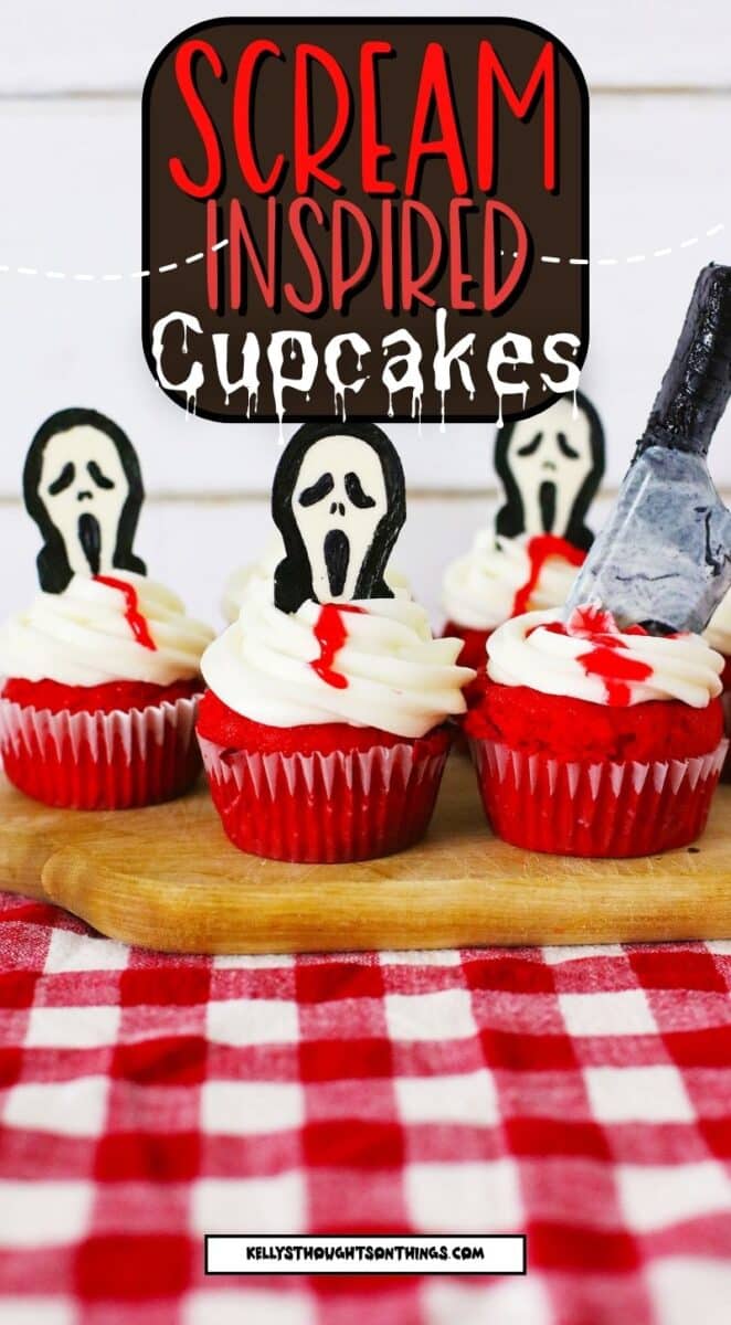 Scary Delicious Scream-Inspired Cupcakes