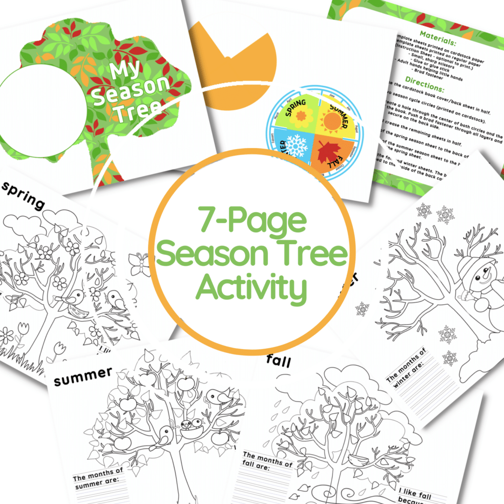 Season Activity Tree Craft - Kellys Thoughts On Things
