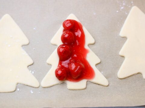 Delicious Christmas Tree Cherry Hand Pies Kellys Thoughts On Things
