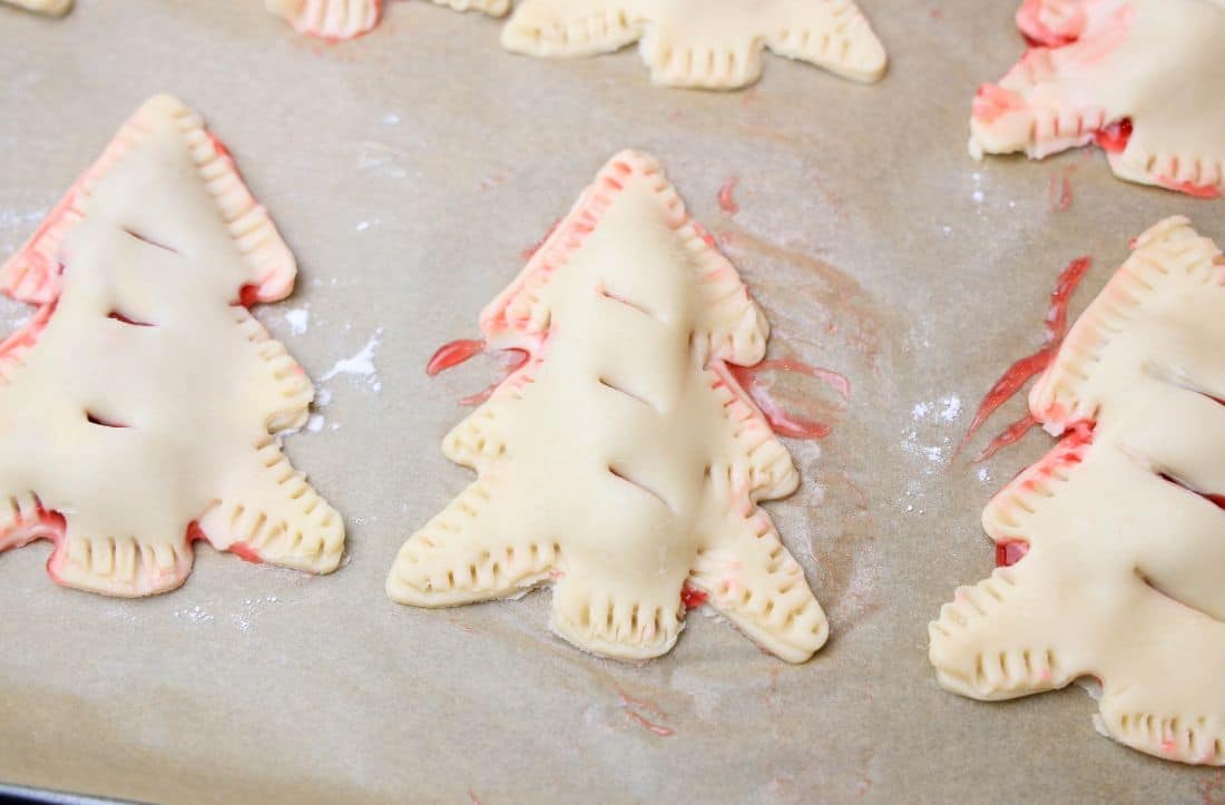 Delicious Christmas Tree Cherry Hand Pies Kellys Thoughts On Things