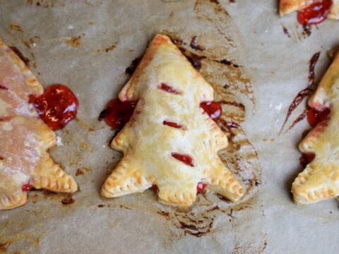 Delicious Christmas Tree Cherry Hand Pies Kellys Thoughts On Things