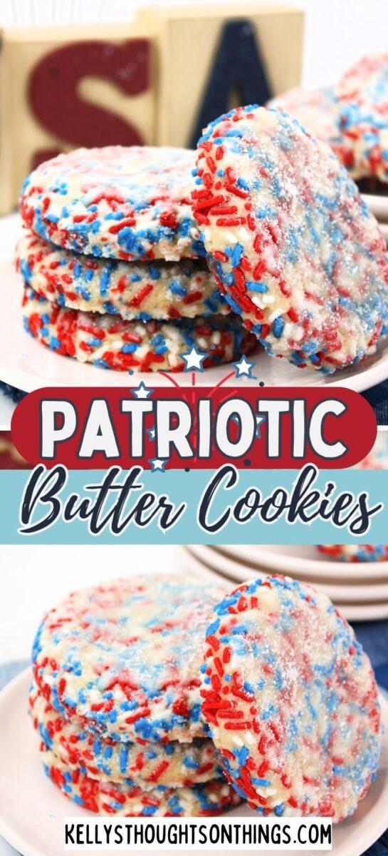 Patriotic Butter Cookies: A Symphony of Flavor and Fun
