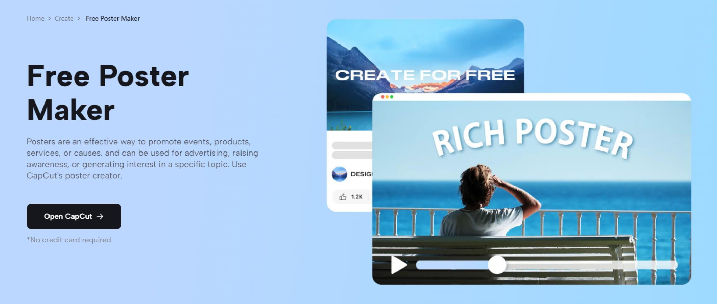 CapCut's Poster Maker: Drive Traffic With Striking Visuals