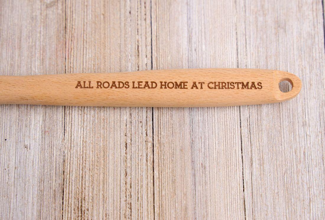 Crafting with Xtool M1: All Roads Lead Home At Christmas Spoon